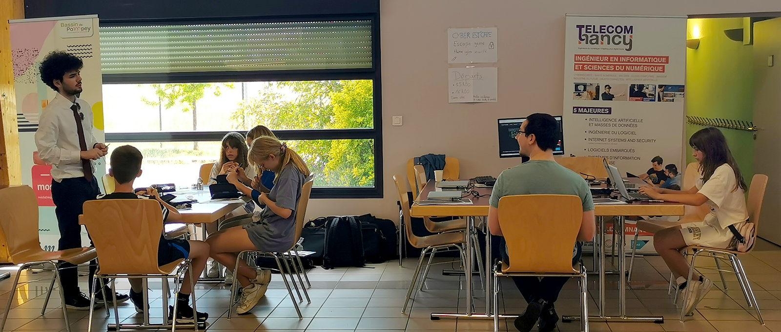 Cyber Est'Cape : un escape game de sensibilisation à la cybersécurité - TELECOM NANCY