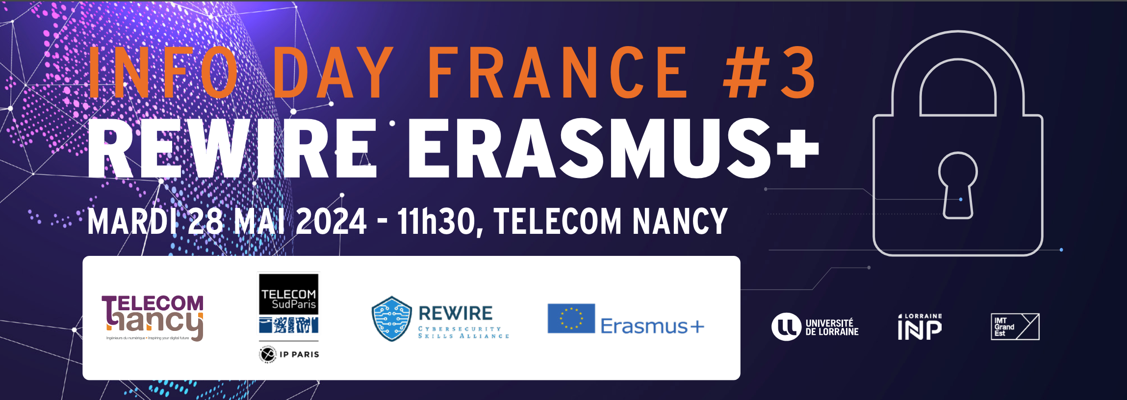 Info Day France #3 REWIRE ERASMUS+ - TELECOM NANCY