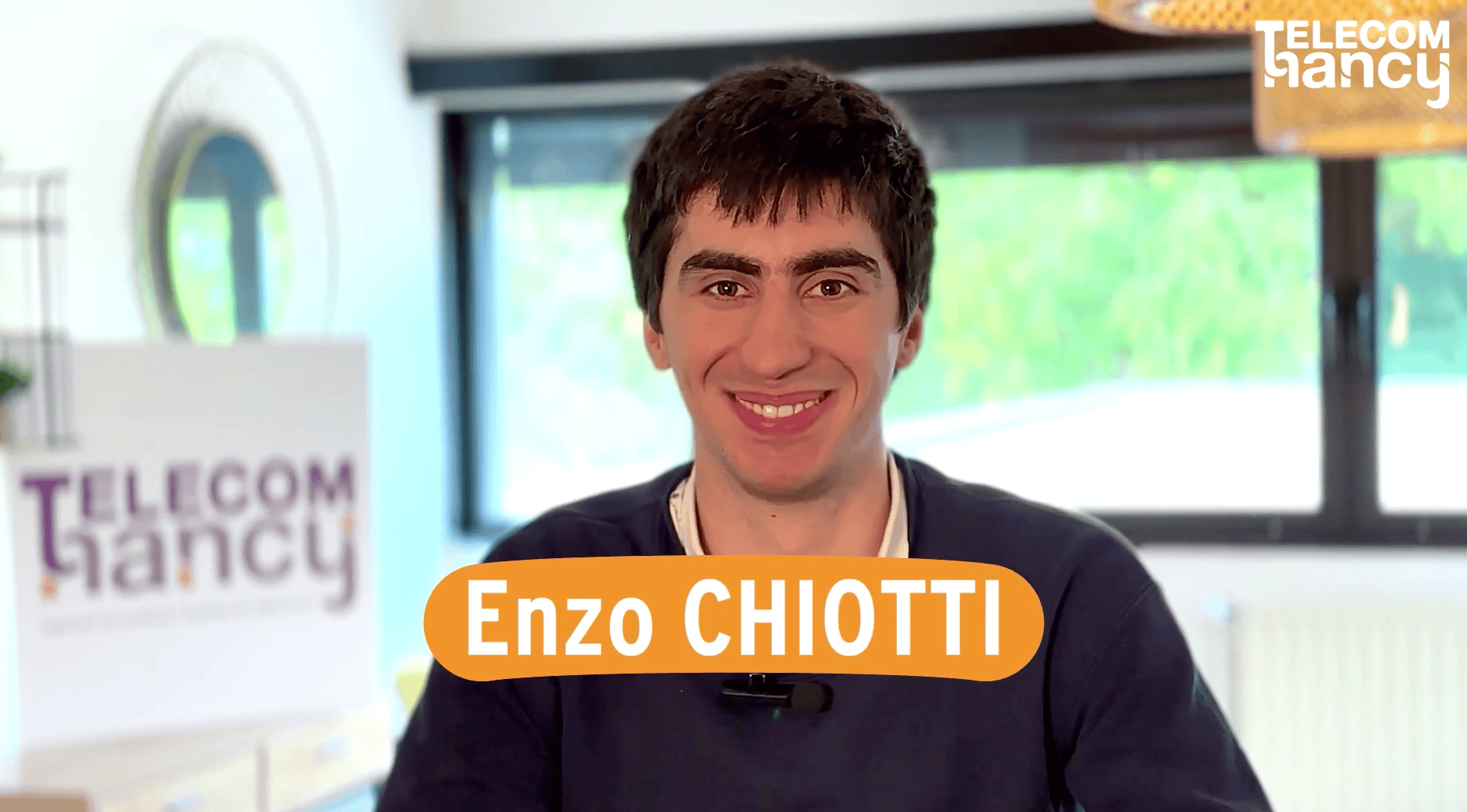 PORTRAIT : Découvrez Enzo CHIOTTI, diplômé 2021 de TELECOM Nancy - TELECOM NANCY