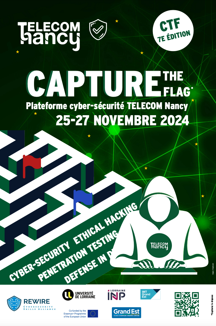 TELECOM Nancy organise la 7ème édition de son événement "Capture The Flag" - TELECOM NANCY